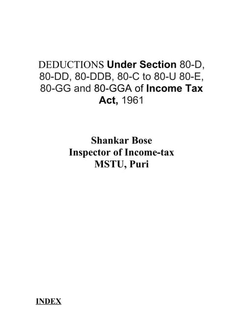 Chapter vi a deductions | PPTX