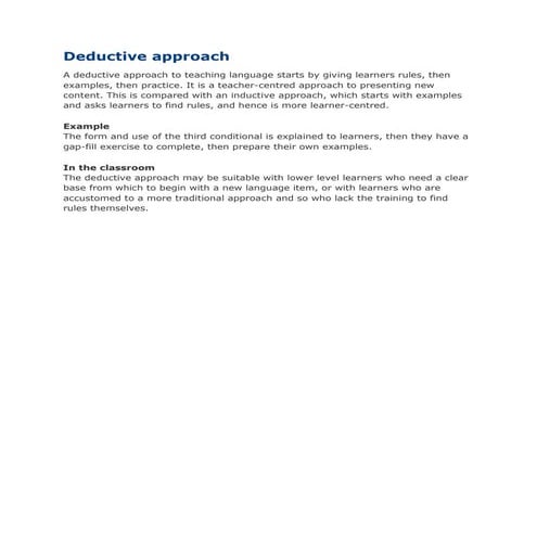Deductive approach | DOCX