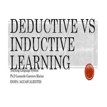 Deductive vs Inductive Learning | PPT | Free Download
