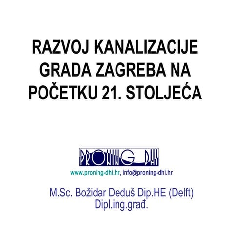Deduš razvitak zg 2008 final | PPT