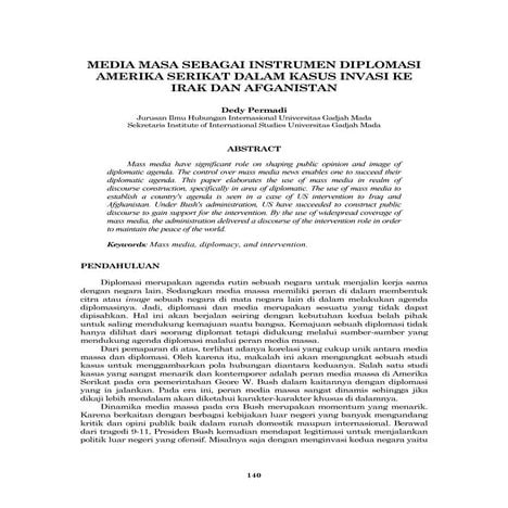 Dedy-Permadi-MEDIA MASA SEBAGAI INSTRUMEN DIPLOMASI AMERIKA SERIKAT DALAM KASUS INVASI KE IRAK ...