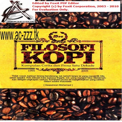 Filosofi Kopi Karya Dee Dewi Lestari | PDF