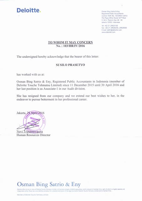 Amazon relieving letter | PDF