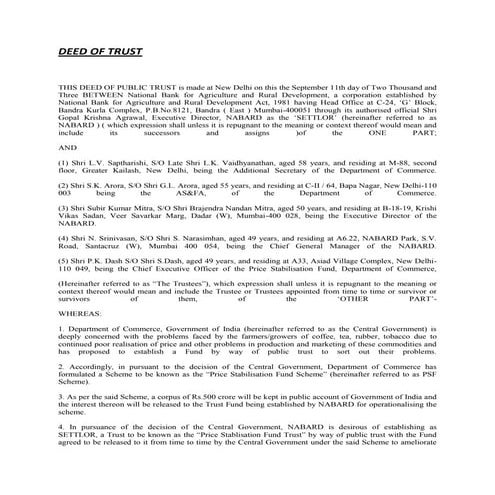 Deed of trust draft | DOCX