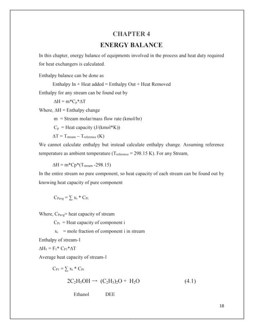 Diesel Production: Energy Balance | PDF