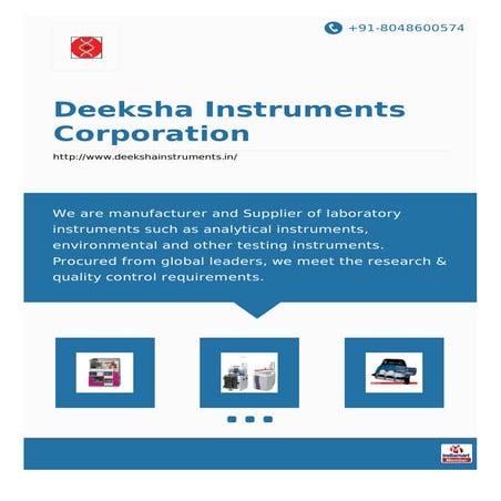 Deeksha Instruments Corporation | PDF