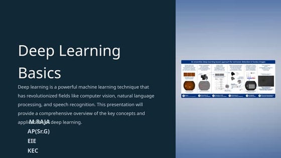 Introduction To Deep Learning Iabac Ppt Ppt