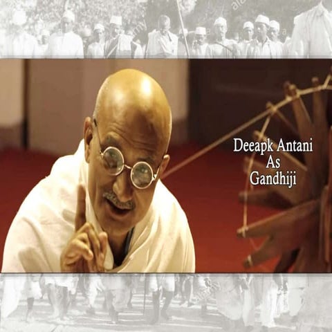 Actor as Gandhiji - Deepak Antani | PPSX | Television | Entertainment