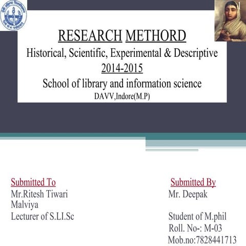 Research Methored | PPT