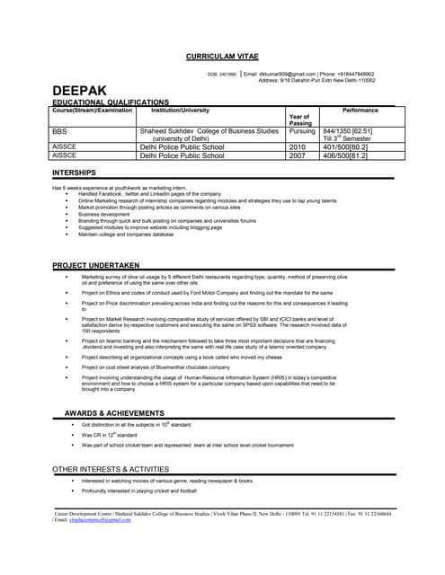 cv pushpak mahalay resume | PDF