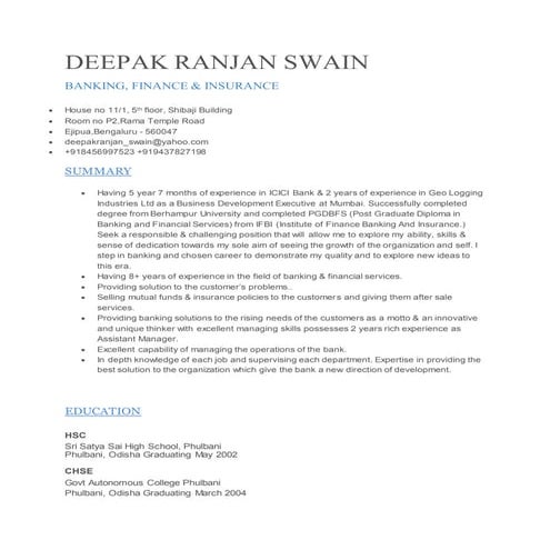 Deepak resume (1) | DOCX