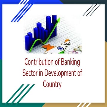Contribution of Banking Sector in Development of Country | PPT
