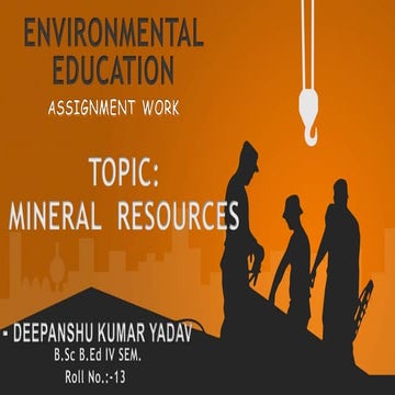 MINERAL RESOURCES | PPTX