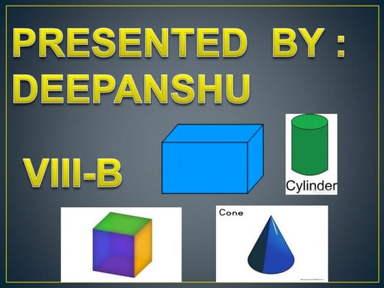 Visualising solid shapes | PPT