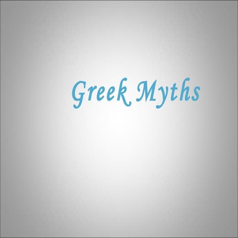 Greek Mythology | PPT