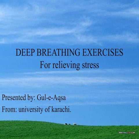 Deep breathing exercises ppt | PPTX