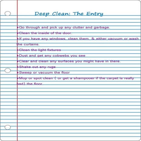 Deepcleanentry | PDF