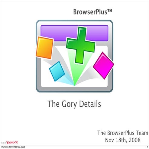 BrowserPlus - The Gory Details | PDF
