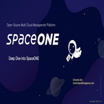 Deep Dive into SpaceONE | PPT