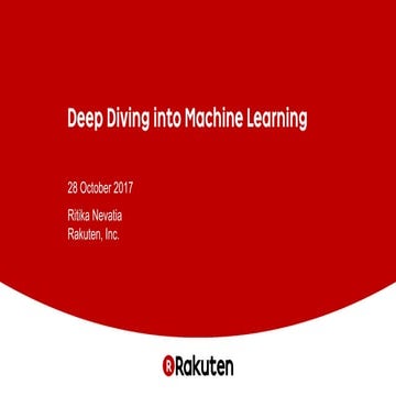 Deep Diving into Machine Learning | PPT