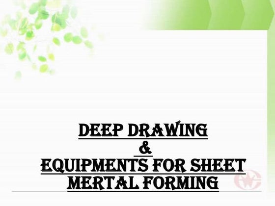 Drawing,Wire Drawing &Tube drawing and Its Applications by polayya ...