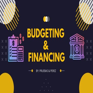 BUDGETING AND FINANCING | PDF