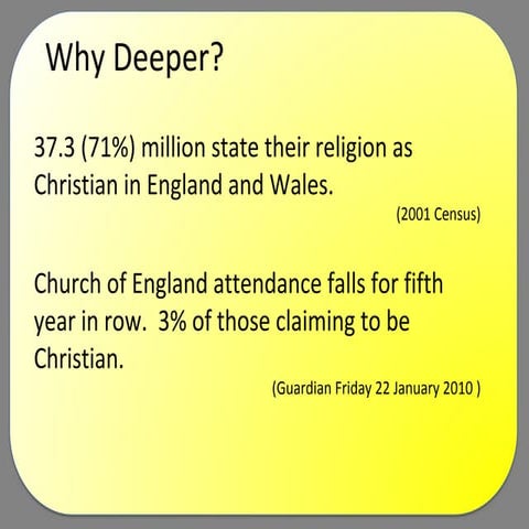 Deeper 3 | PPT | Christianity | Religion & Spirituality