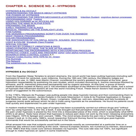 A history of hypnosis | PDF