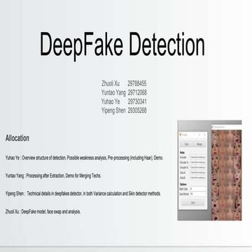 DeepFake Teori and Implementation Ho When What Best Practice | PPTX