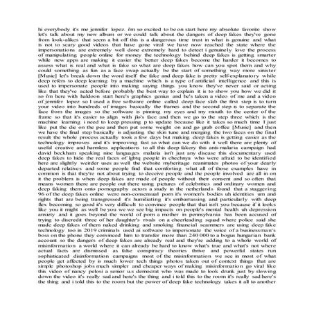 Deep fake script | DOCX