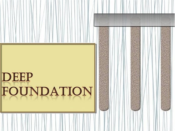 Pile foundation ppt | PPT