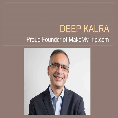 Deep kalra: motivational story of indian talent | PPTX