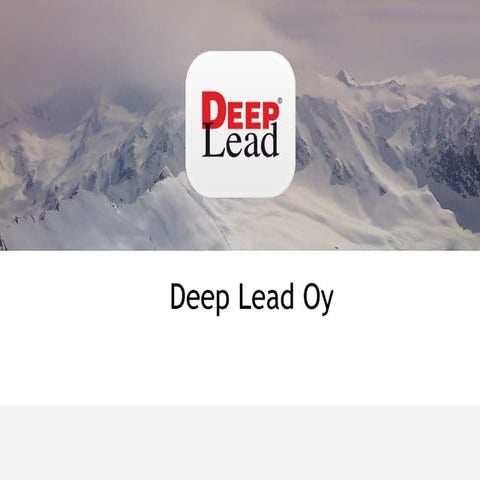 Deep lead esittely | PPT