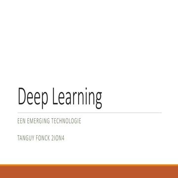 Deeplearning | PPT
