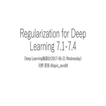 Deep learningbook chap7 | PDF