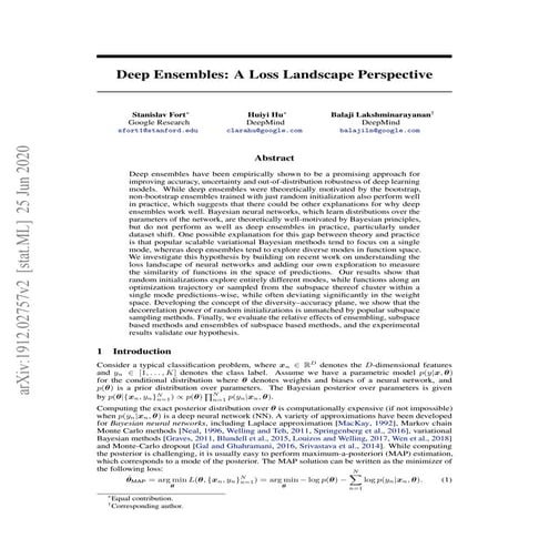 Deep Learning Ensembles Loss Landscape Pdf 