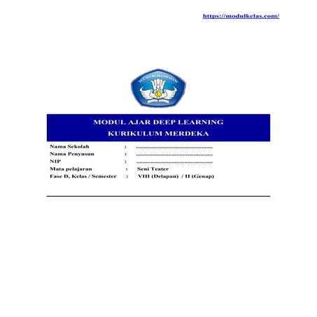 (Deep Learning) Modul Ajar Seni Musik Kelas 10 Kurikulum Merdeka | PDF