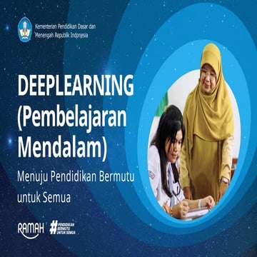 deep learning ( pembelajaran mendalam ). | PPTX