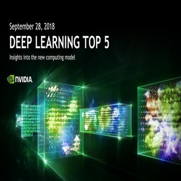 Top 5 Deep Learning and AI Stories - September 28, 2018 | PPT