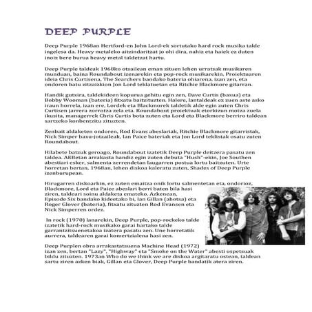 Deep purple | PDF