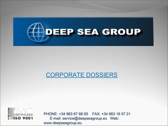 Deep Sea Group, Director en deep sea group at Deep sea group