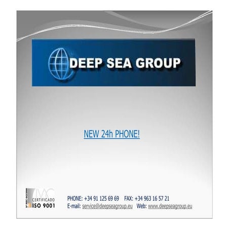 Deep sea group new phone | PDF
