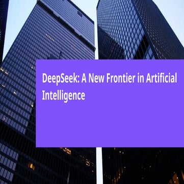 Introduction To DeepSeek Training Slides.pptx