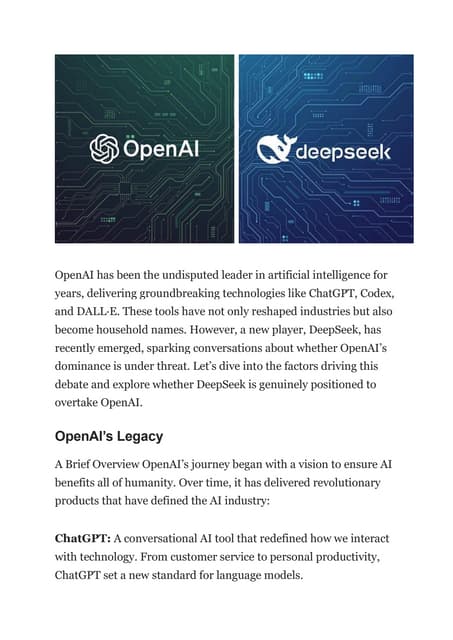 DeepSeek vs. ChatGPT A Clash of Titans in the AI Arena.pdf