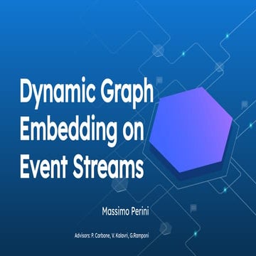 Deep Stream Dynamic Graph Analytics With Grapharis Massimo Perini Ppt