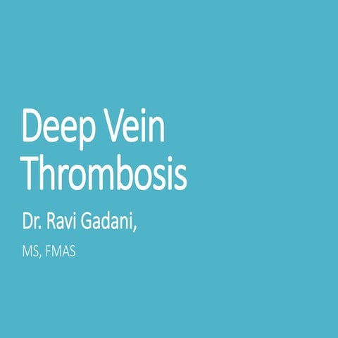 Homan’s Sign for DVT.pptx