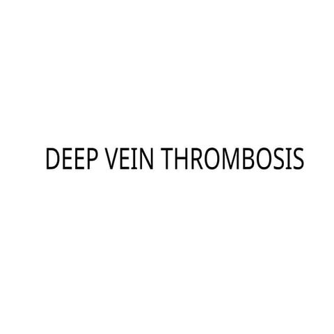 Homan’s Sign for DVT.pptx