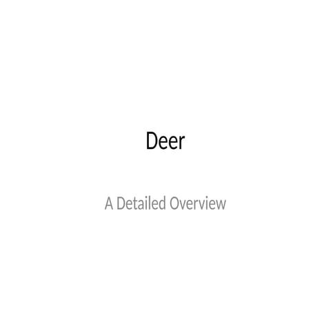 Deer_Presentation.pptx the best book ever | PPT