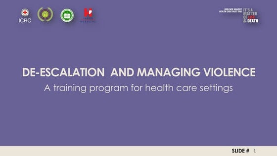 De escalation techniques | PPT