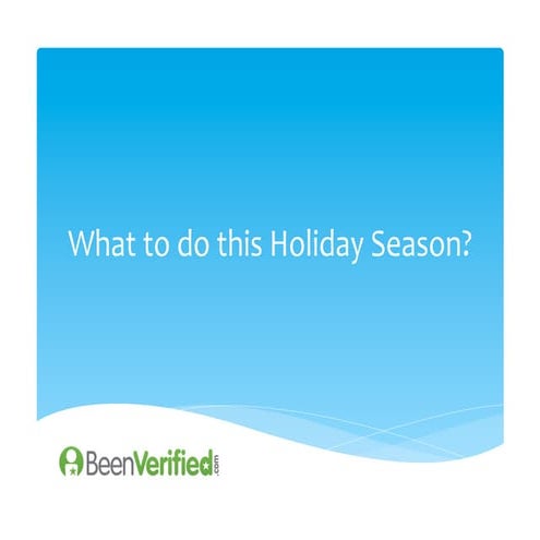 BeenVerified Holiday Hackathon Throwdown | PDF